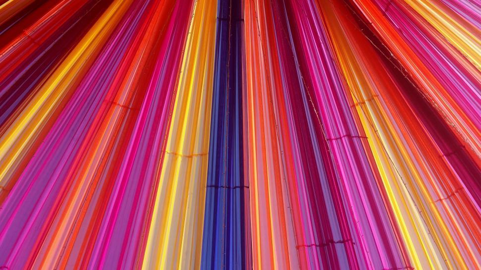Free Stock Photo of Colorful vertical lines creating a vibrant pattern ...