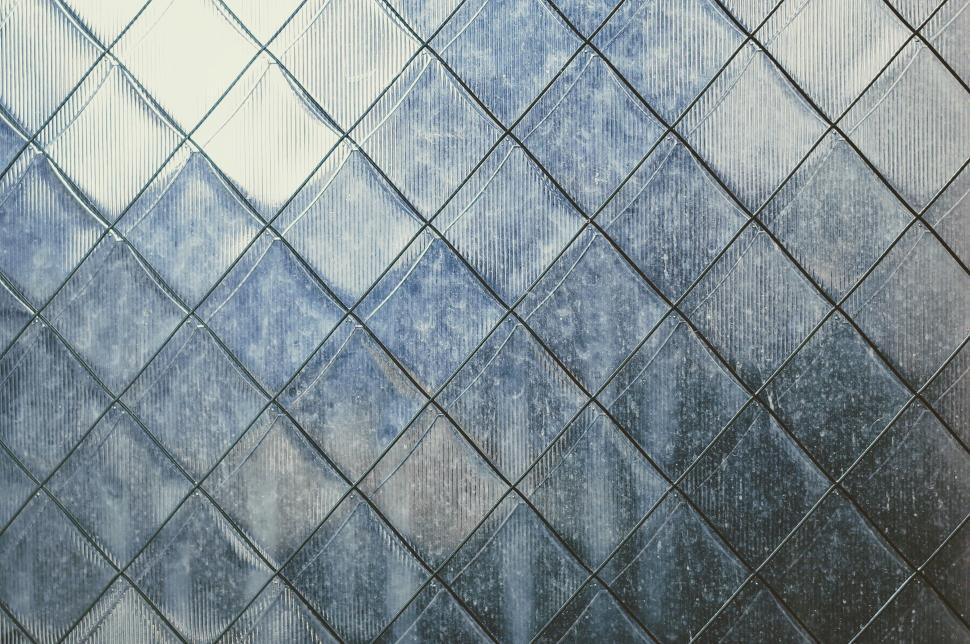 Free Stock Photo of Patterned frosted glass texture with a diamond ...