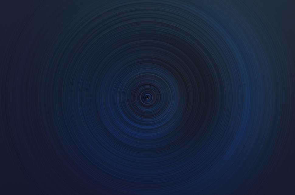 Free Stock Photo of Concentric dark blue circles creating a hypnotic ...