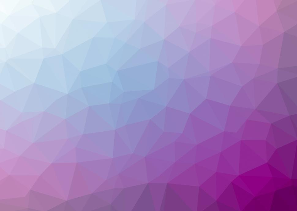 Free Stock Photo of Gradient polygon pattern shifting from blue to ...