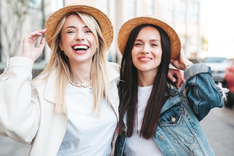 Free Stock Photo of Happy women enjoy time together outdoors | Download ...