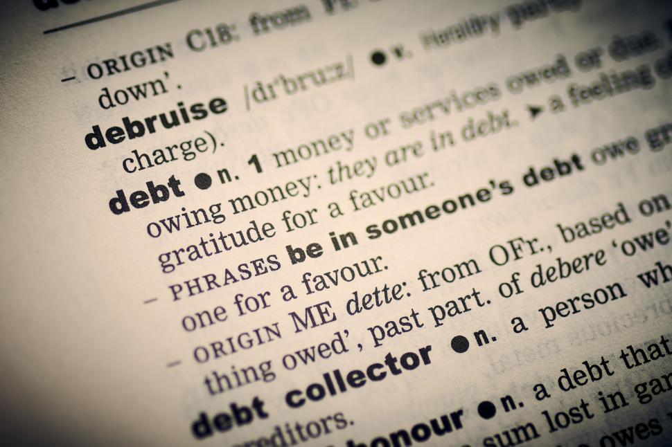 Free Stock Photo of Close-up of a dictionary page focusing on the word ...