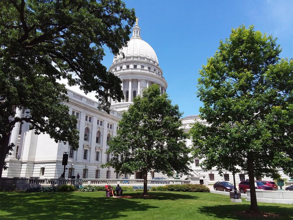 Free Stock Photo of Wisconsin State Capitol Lawn | Download Free Images ...