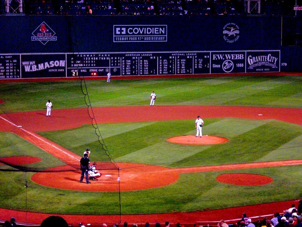 Free Stock Photo of Group of Baseball Players Standing on Top of Field ...