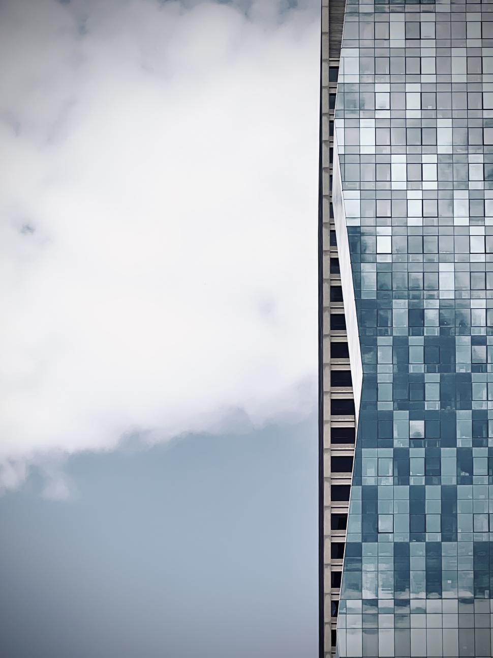 Free Stock Photo of Angles of modern Wabash Building skyscraper in ...