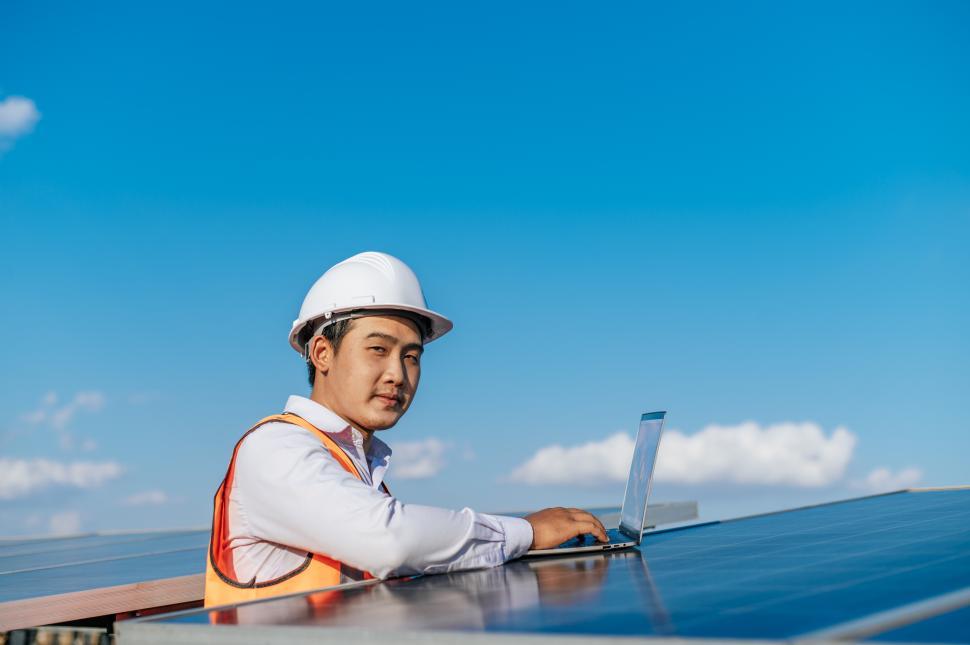 Free Stock Photo of Young Asian technician man checking operation ...