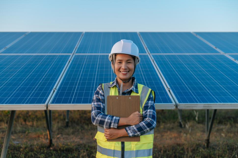Free Stock Photo of Young inspector female checking operation ...