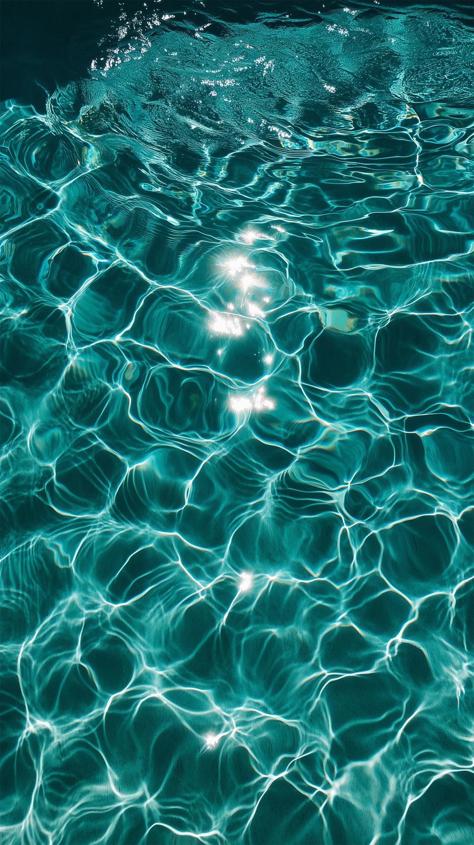 Free Stock Photo of Sunlight reflecting on clear turquoise water ...