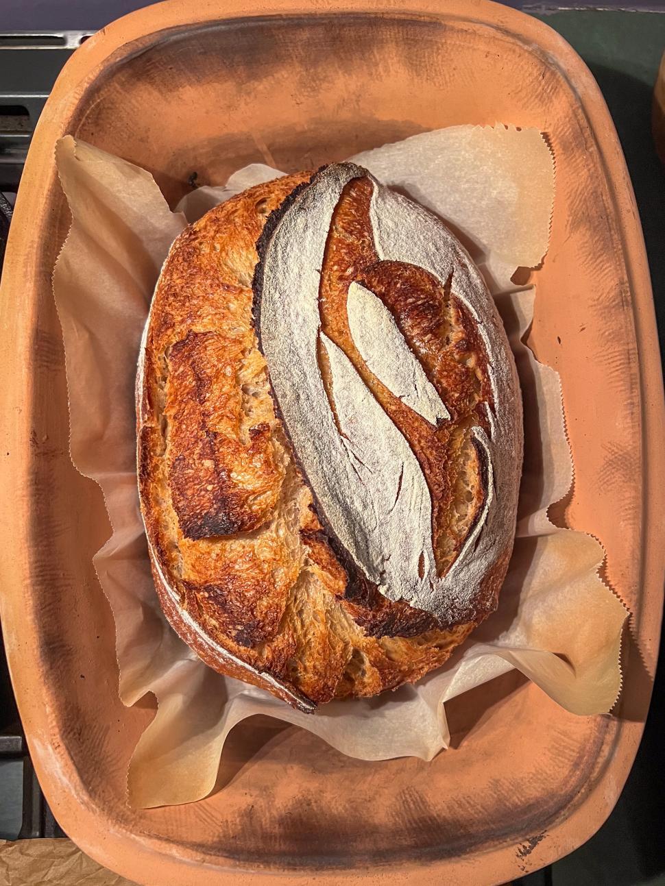 Free Stock Photo of Freshly baked artisan sourdough bread in a ...