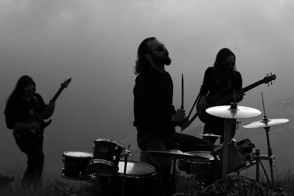 Free Stock Photo of A rock music artist performing - Iran-Mortaz band ...
