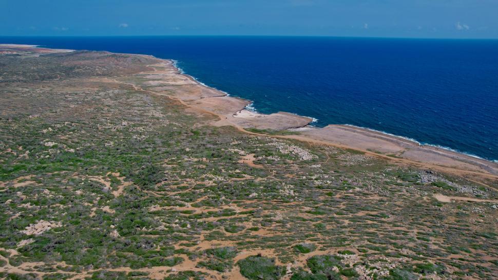 Free Stock Photo of Coastal landscape with rocky shoreline and blue ...