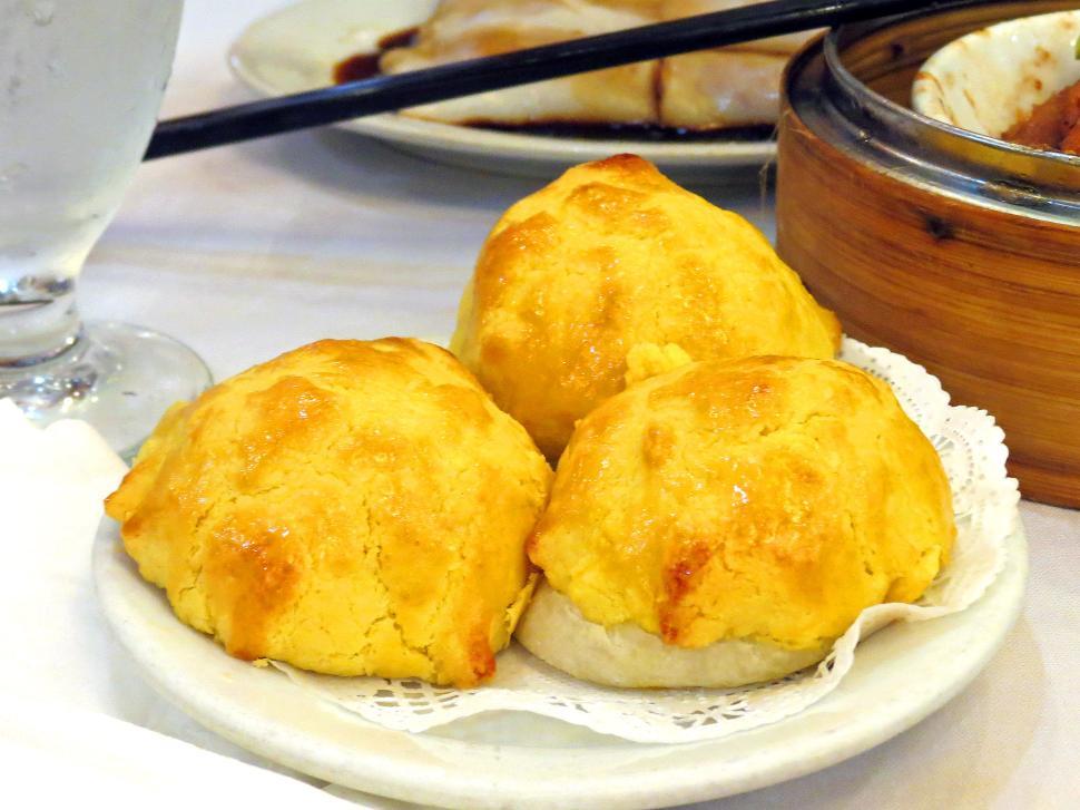 Free Stock Photo of Pineapple Buns at Dim Sum | Download Free Images ...