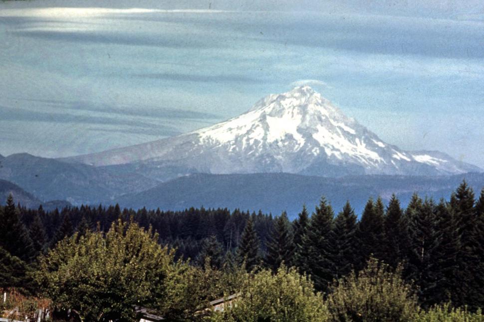 Free Stock Photo of mt. hood mount hood oregon peaks landscapes vintage ...