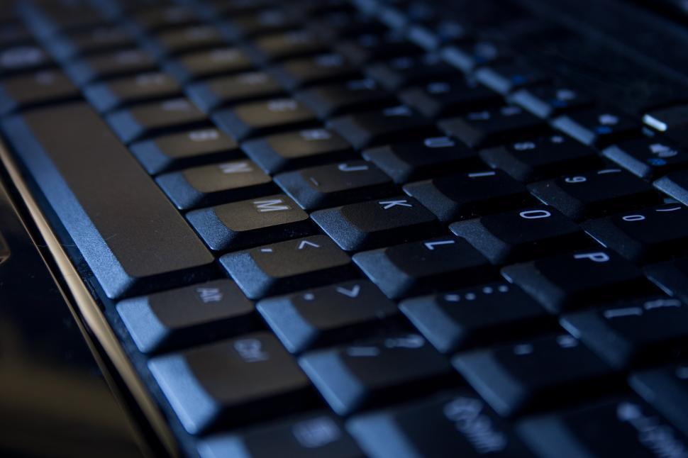 Free Stock Photo of Close Up of a Black Computer Keyboard | Download ...