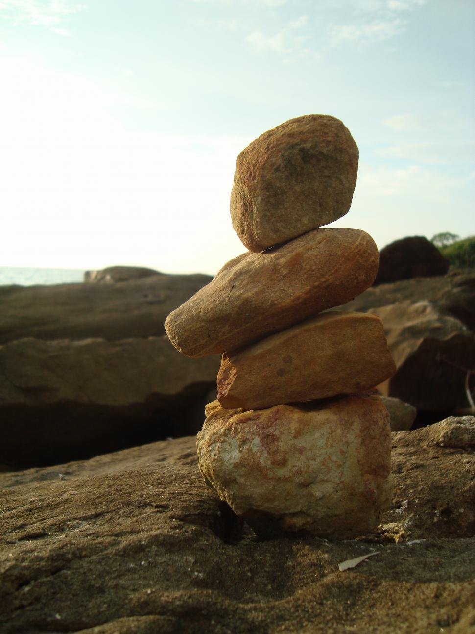 Free Stock Photo of Pebble Balance by the Sea | Download Free Images ...