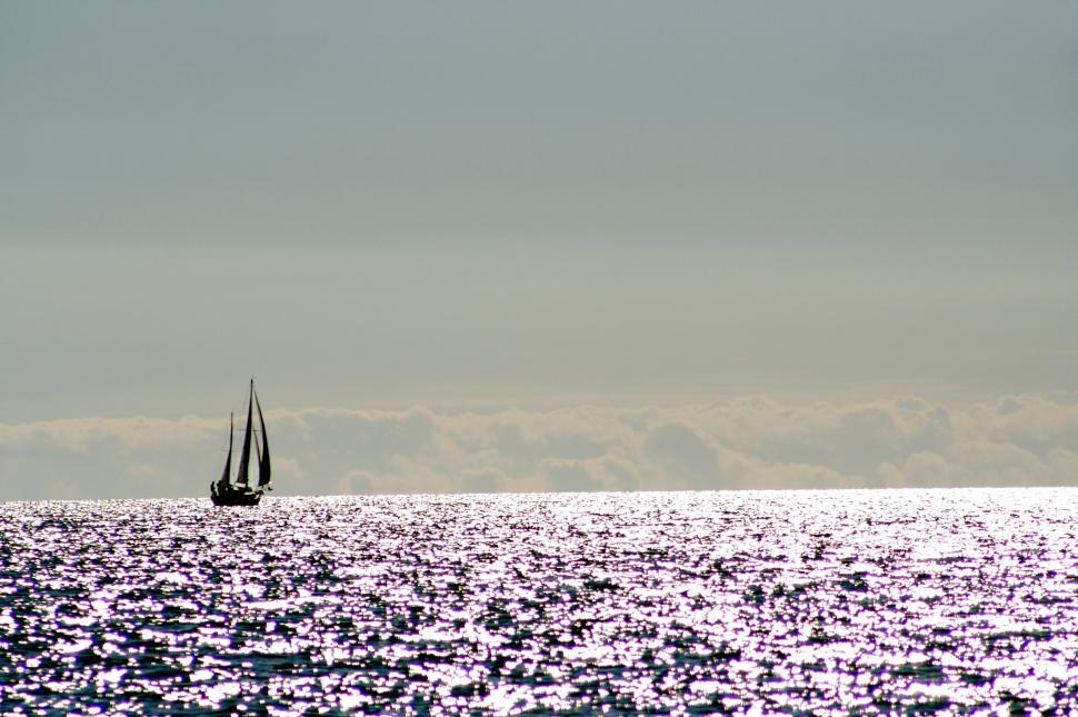 Free Stock Photo of boat on the horizon | Download Free Images and Free ...