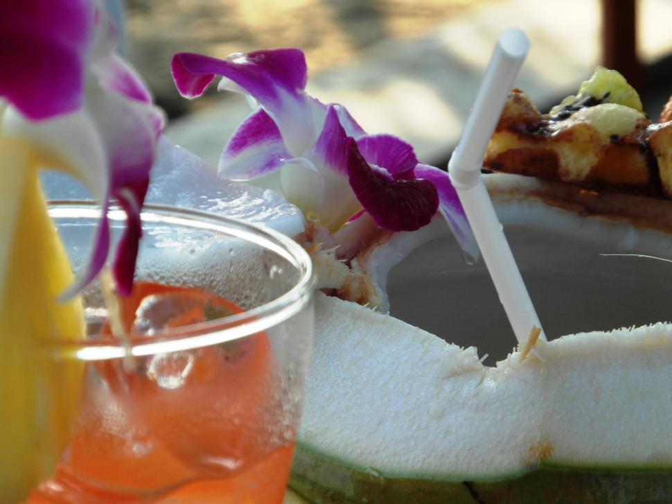 Free Stock Photo of Fresh Coconut on the Beach | Download Free Images ...