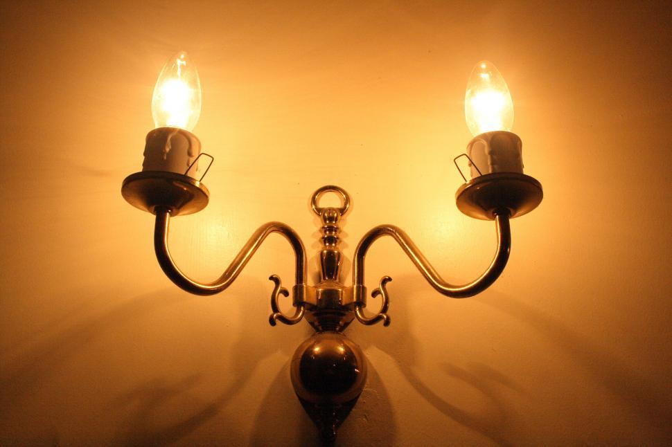 Free Stock Photo of Wall Mounted Light With Two Lights | Download Free ...