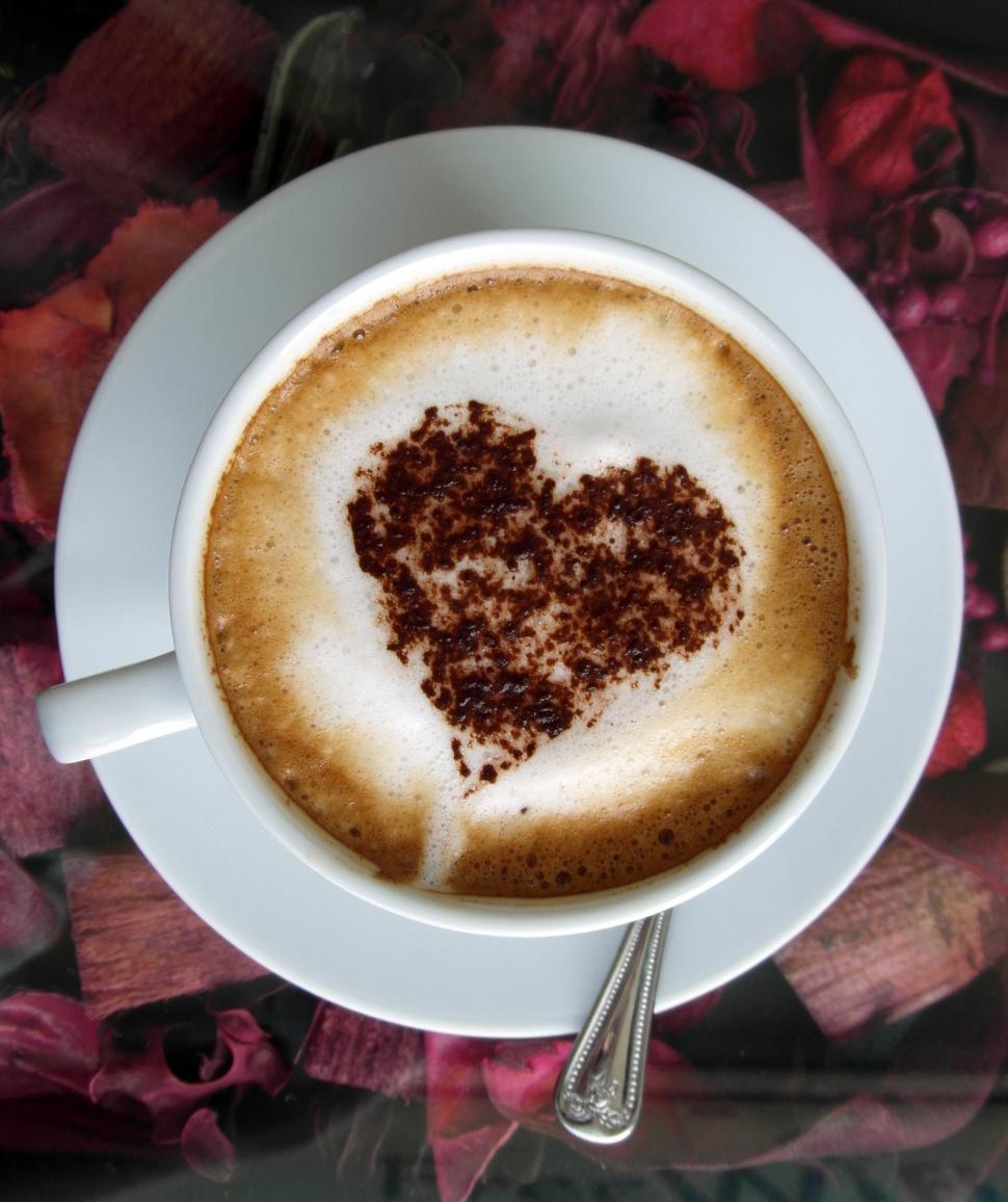 Free Stock Photo of Coffee Heart Art 4 | Download Free Images and Free ...