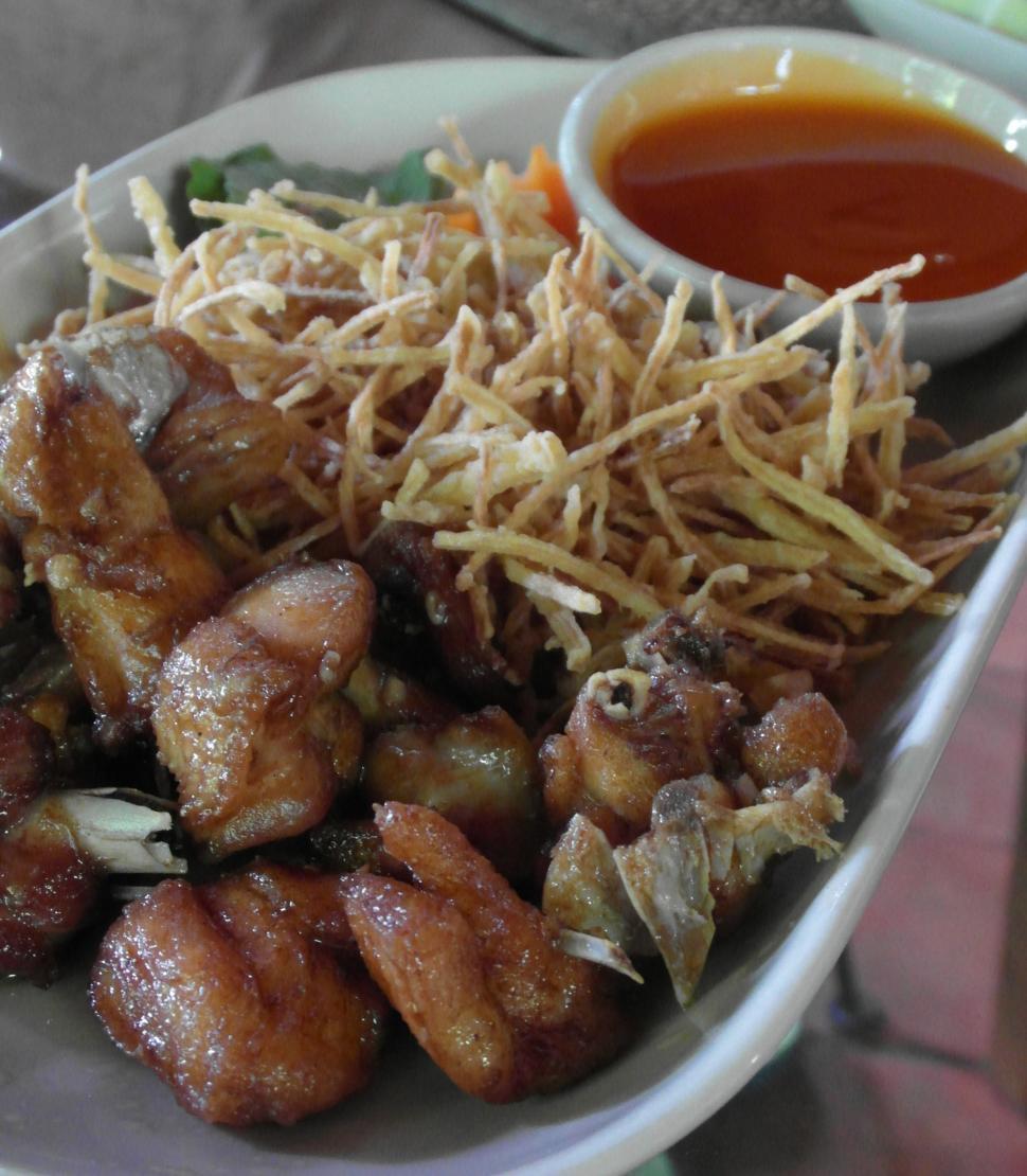 Free Stock Photo of Fried Chicken with Crispy Ginger | Download Free ...