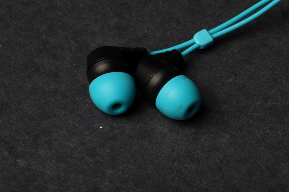 Free Stock Photo of Blue Earphones | Download Free Images and Free ...