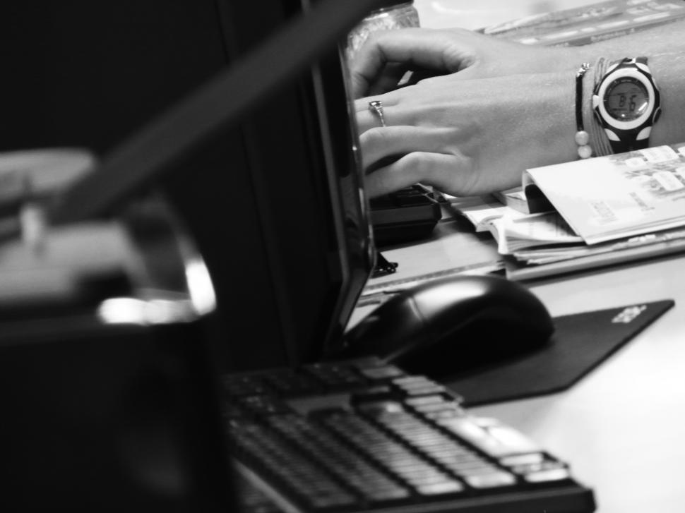 Free Stock Photo of Working on the Computer | Download Free Images and ...