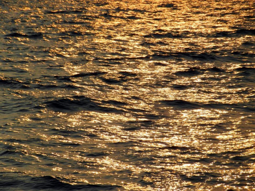 Golden Ocean Waves