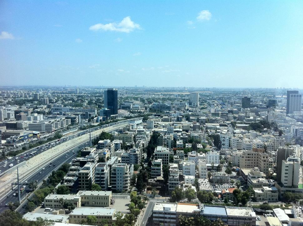 Free Stock Photo of Panoramic view of Tel-Aviv city | Download Free ...