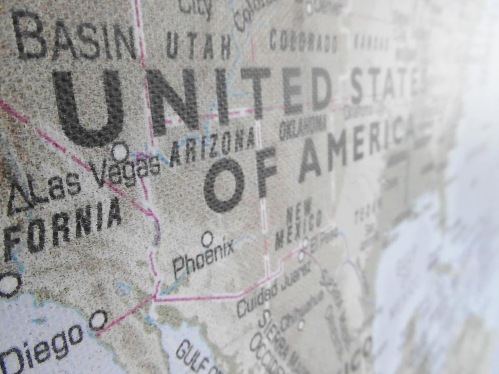 Us Map With Names Of Cities