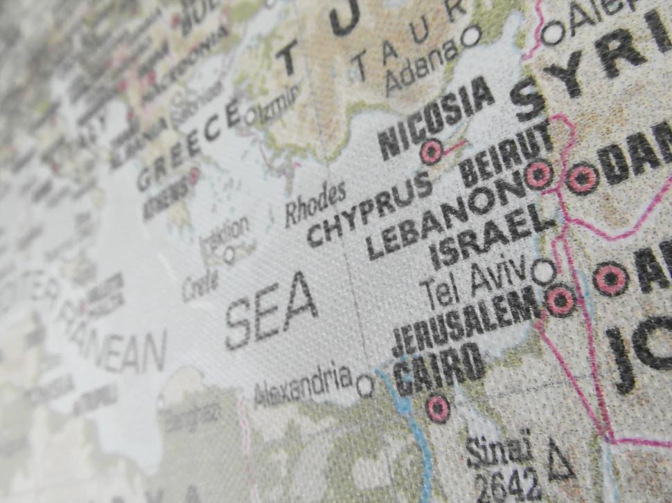 Free Stock Photo of Map of Israel with Greece and Turkey | Download ...