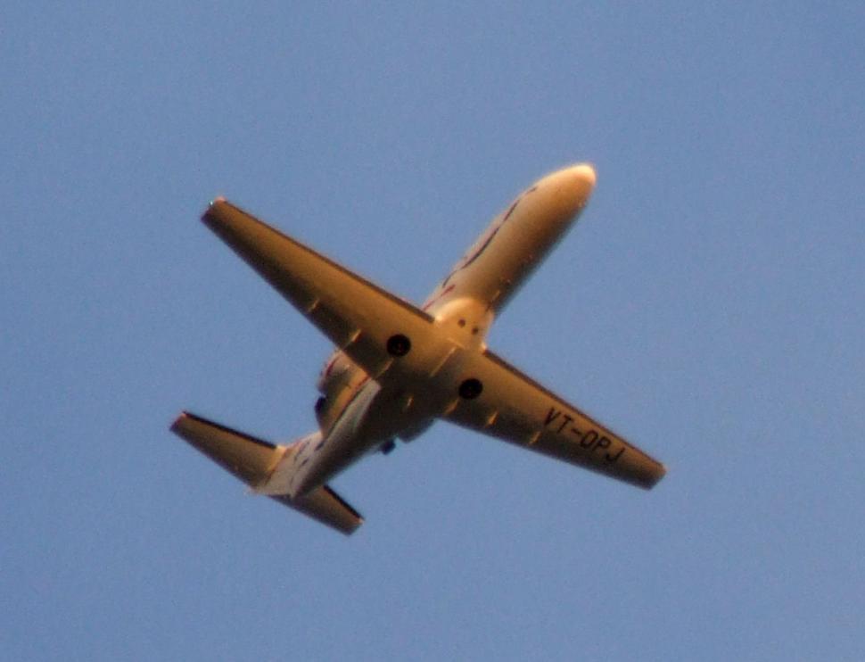 Free Stock Photo of Airplane Flying in Blue Sky | Download Free Images ...