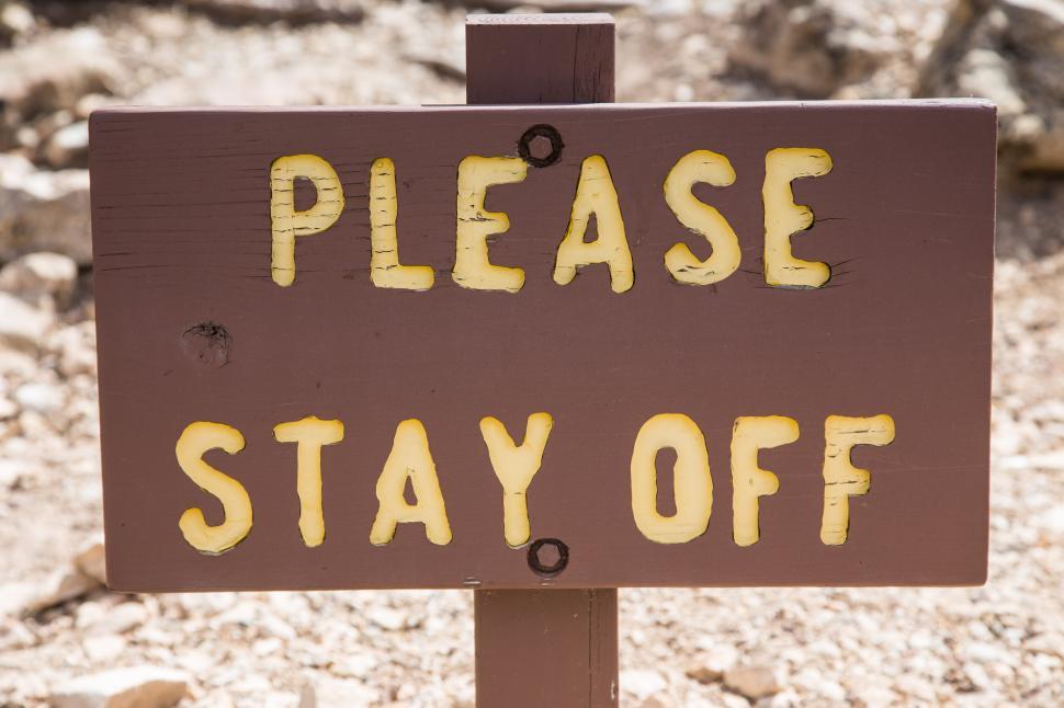 Free Stock Photo of Stay off | Download Free Images and Free Illustrations