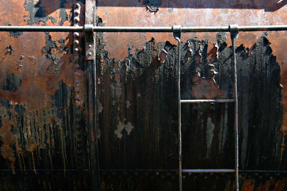 Free Stock Photo of train rust decay rivet metal scrap texture tank ...