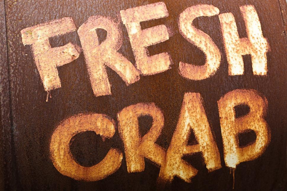 Free Stock Photo of Fresh Crab sign | Download Free Images and Free ...