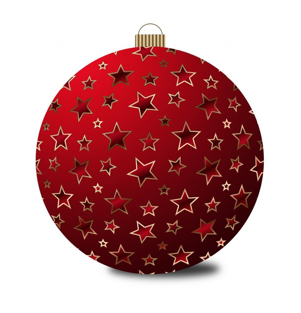 Free Stock Photo of Red and Gold Stars Christmas Ornament | Download ...