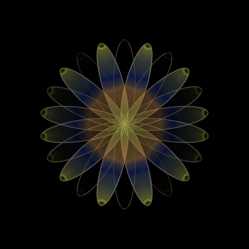 Free Stock Photo of Brown, Green and Blue Abstract Flower | Download ...