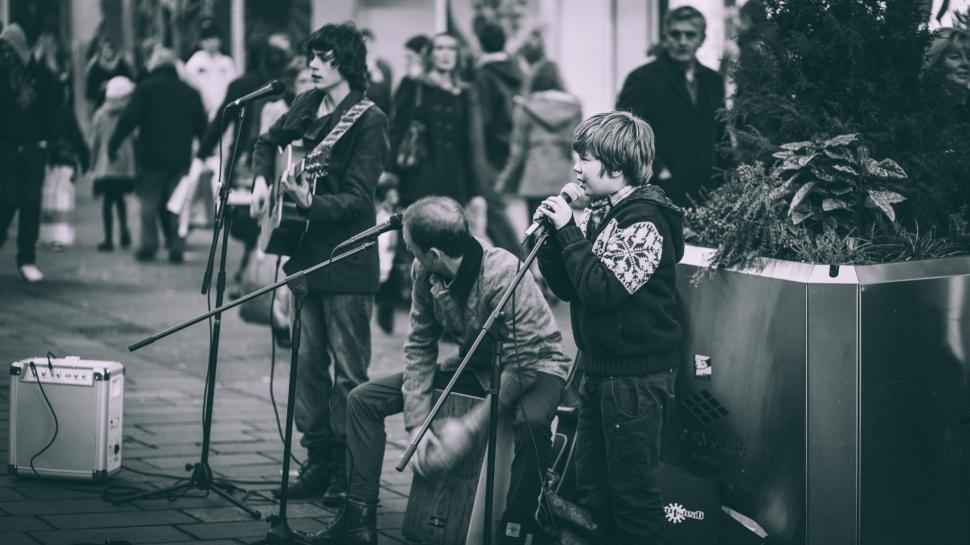 Free Stock Photo of Young Singer, Buchanan Street, Glasgow | Download ...