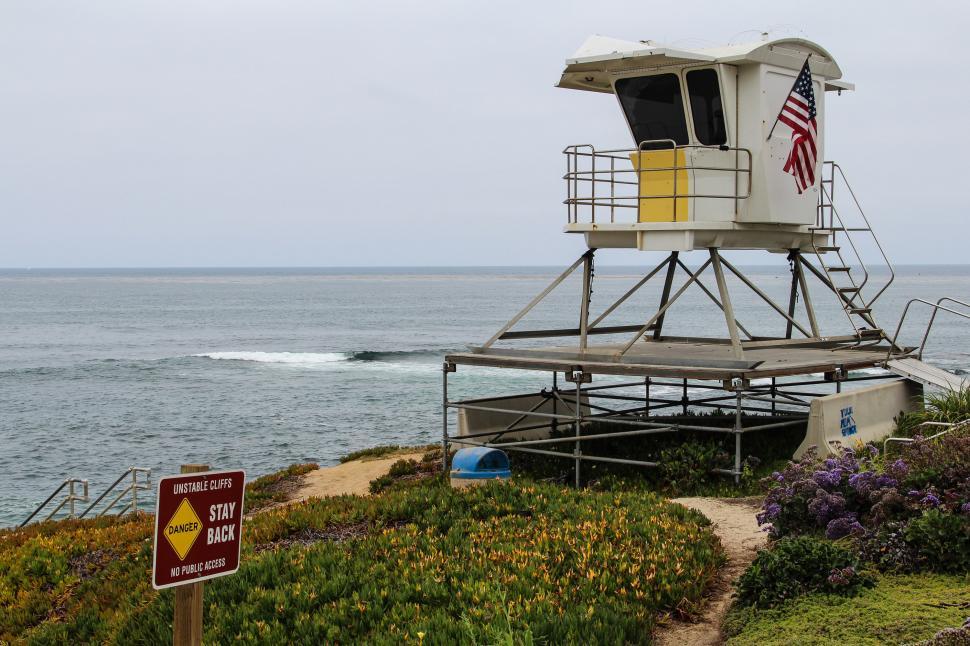 Free Stock Photo of Warning and lifeguard station | Download Free ...