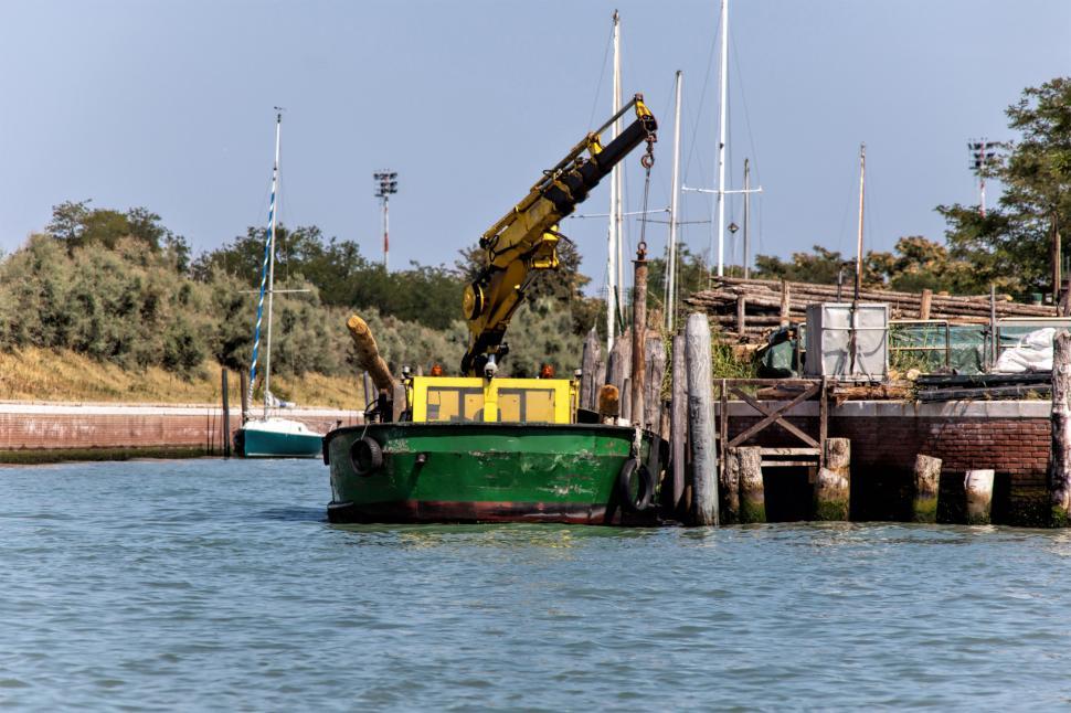 Free Stock Photo of Maintenance barge | Download Free Images and Free ...