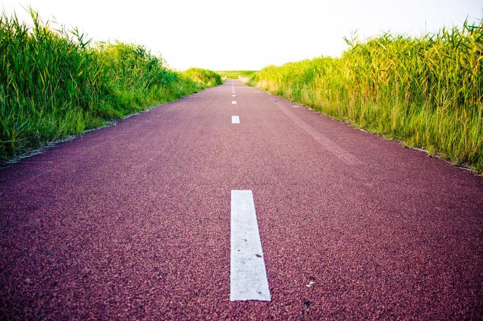 Free Stock Photo of Red road and green grass | Download Free Images and ...