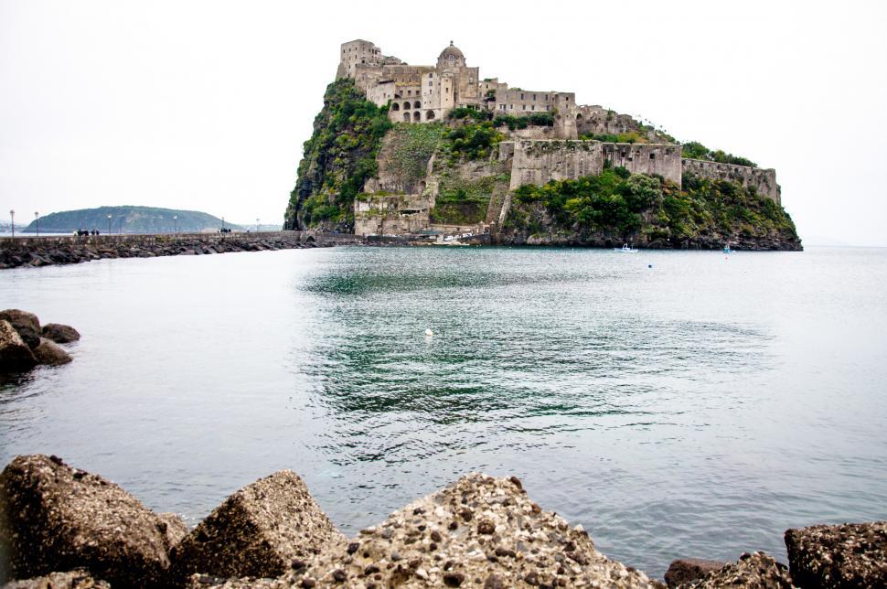 Free Stock Photo of medieval Aragonese castle, Ischia | Download Free ...