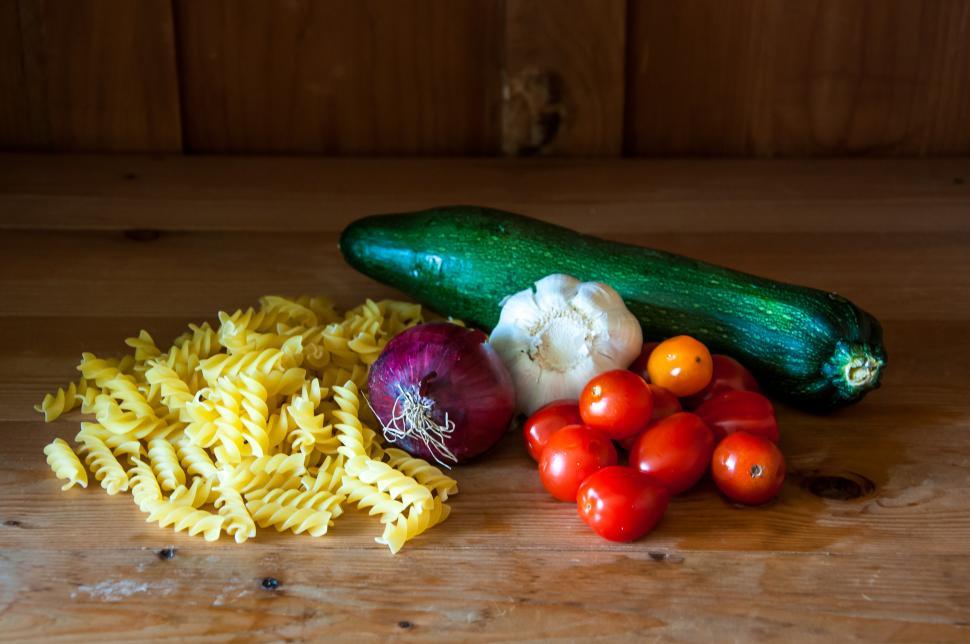Free Stock Photo of Pasta and fresh vegetables | Download Free Images ...