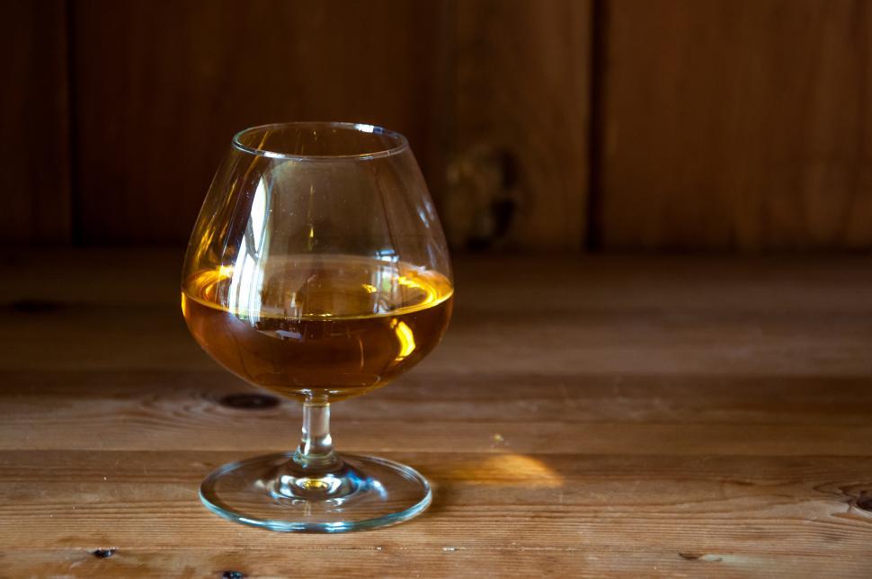 Free Stock Photo of Alcohol in round glass, Whisky, Brandy, Cognac ...