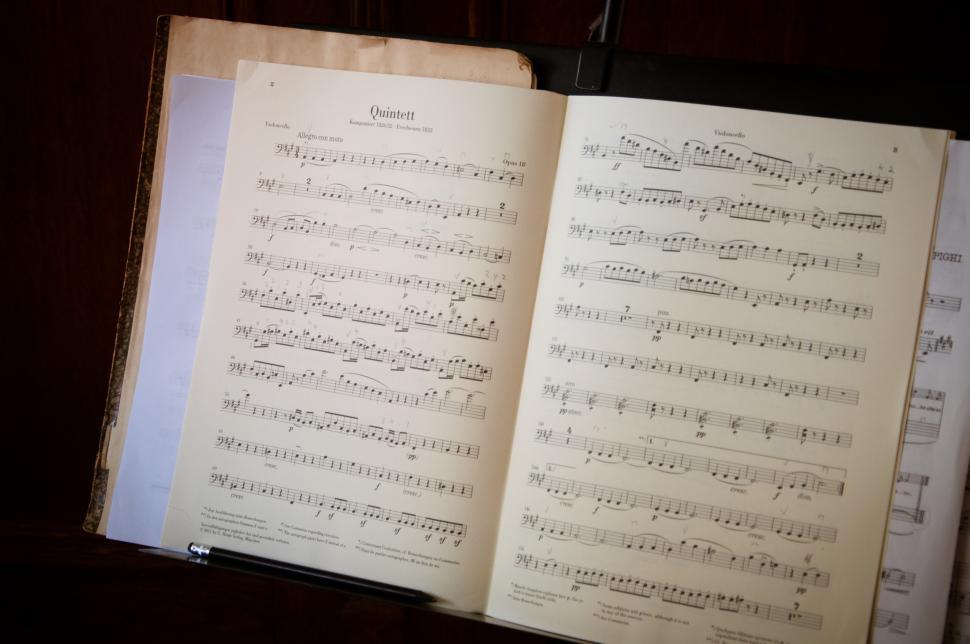 Free Stock Photo of OPen music book and notes | Download Free Images ...