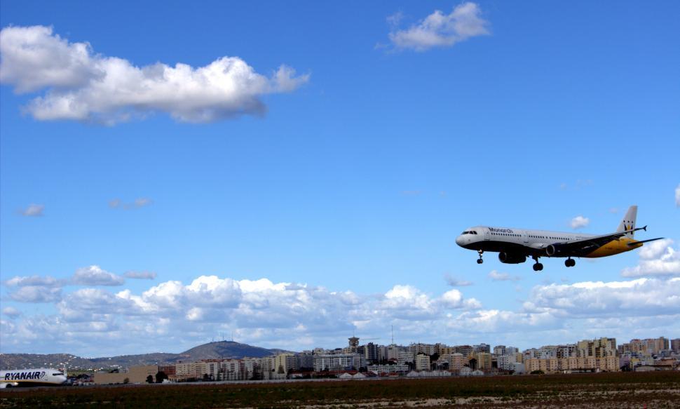Free Stock Photo of Airplane preparing to touch down | Download Free ...
