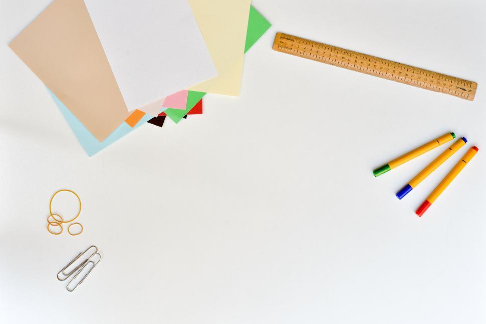 Free Stock Photo of Various office stationery items | Download Free ...