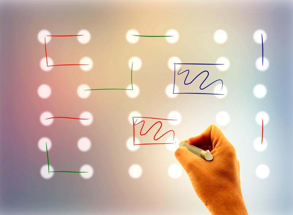 Free Stock Photo of Joining the dots - Problem-solving concept ...