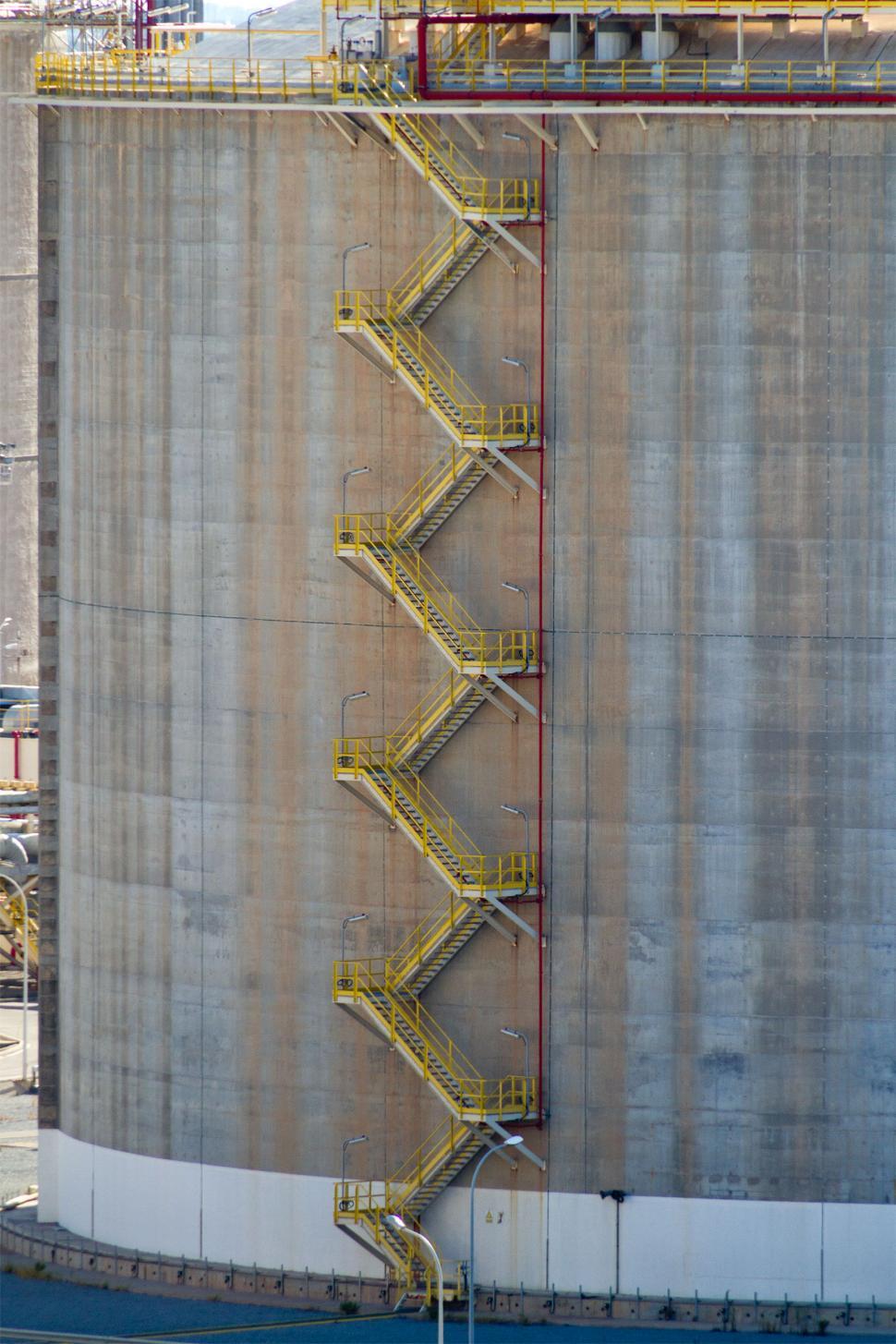 Free Stock Photo of Stairs on an Oil Storage Tank | Download Free ...