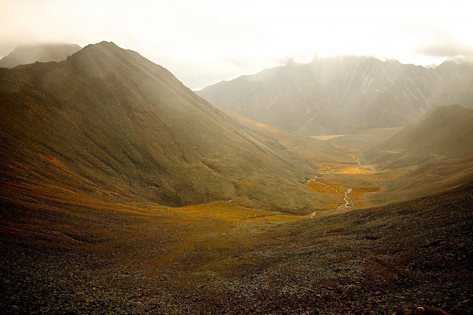 Free Stock Photo of Majestic Valley With Mountain Range | Download Free ...