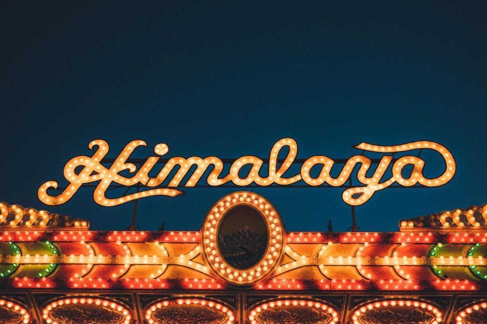 Free Stock Photo of Himalaya Sign Mounted on Building | Download Free ...